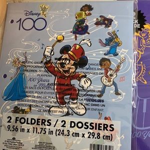Disney | Office | Disney 0 Folders X 4 New Limited Edition | Poshmark